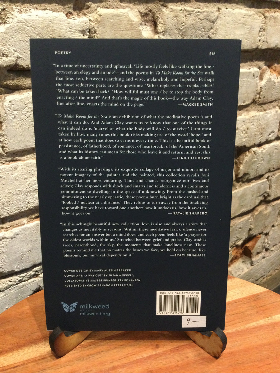 To Make Room for the Sea – Open Books: A Poem Emporium