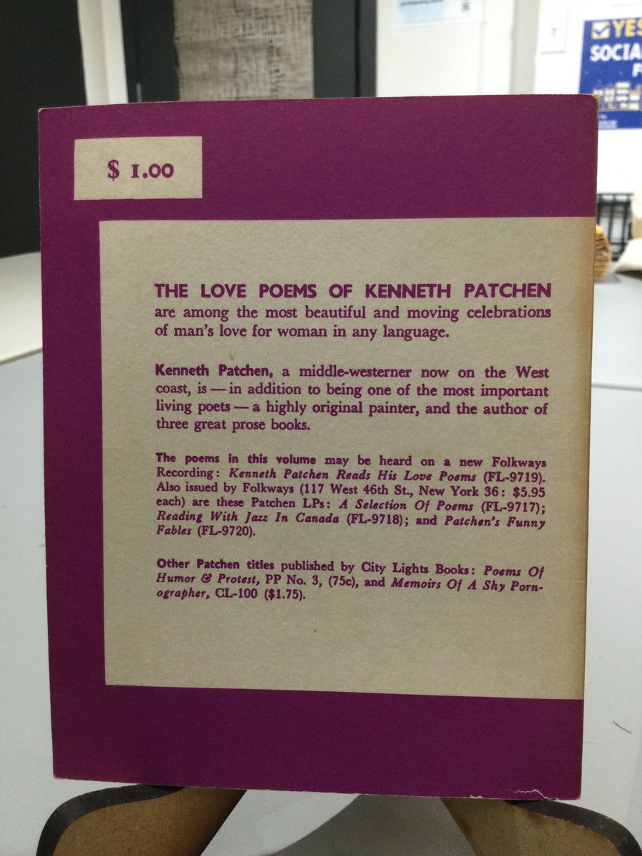 [Rare] Patchen, Kenneth: the Love Poems of Kenneth Patchen [used paper ...
